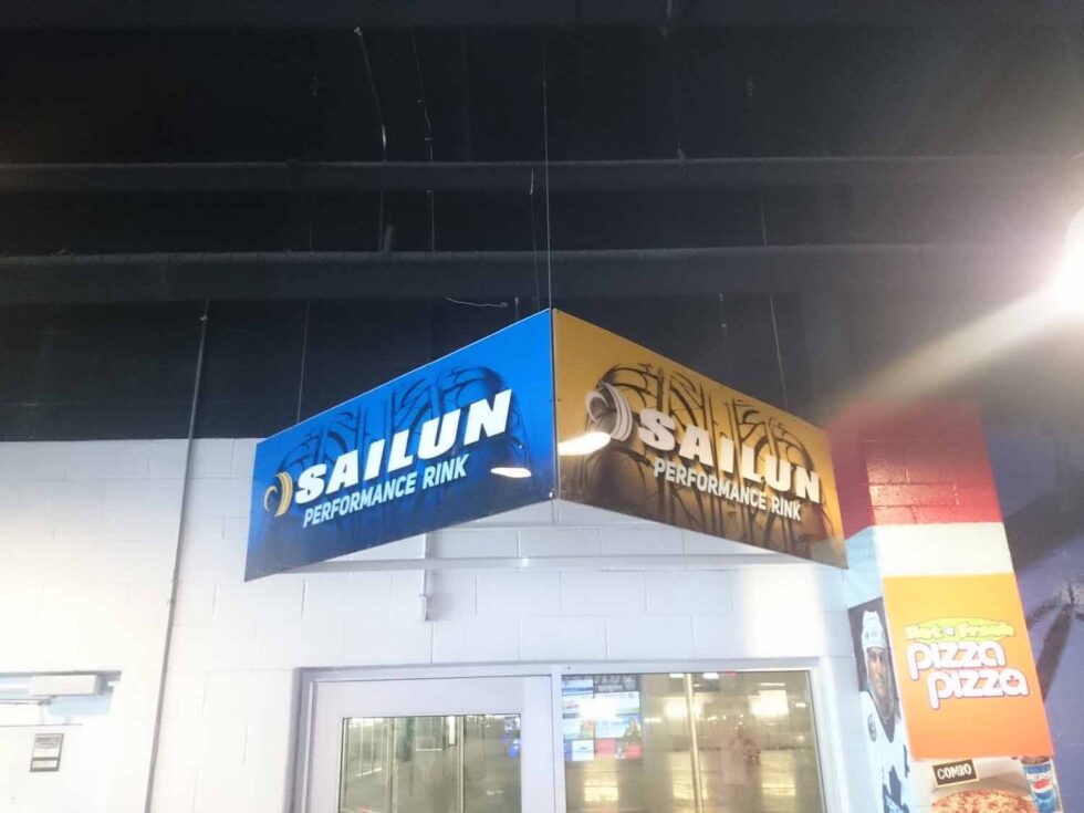 Arena & Recreation Centre Wall Sign Advertising Solutions